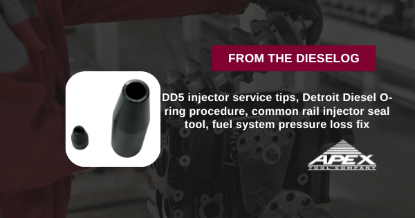 Detroit Diesel DD5 Injector O-Ring Tool W936589013300 | Apex