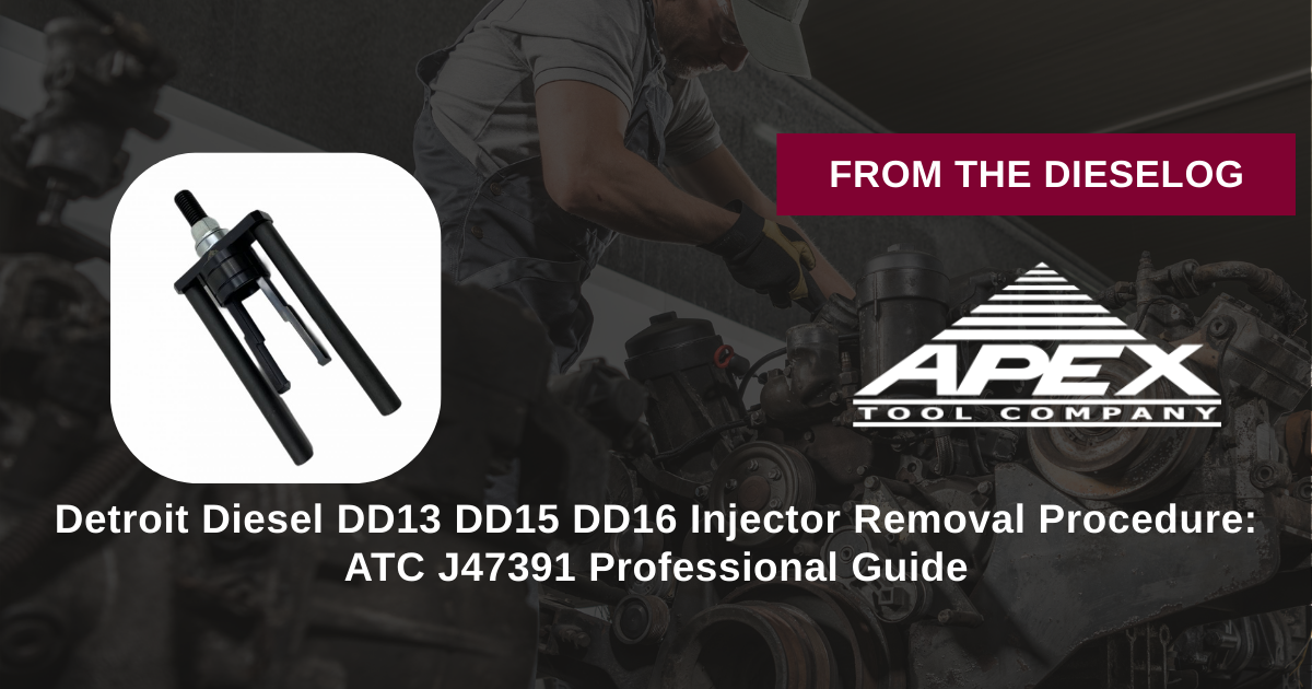 DD13 DD15 DD16 Injector Procedure | ATC J47391 Guide